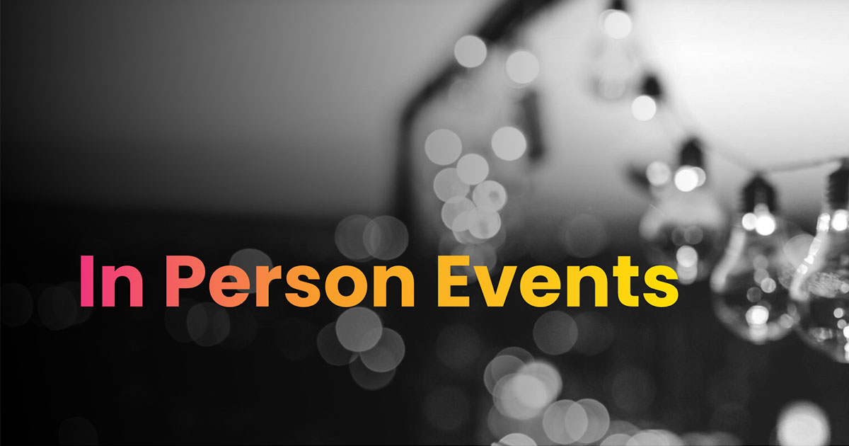 In Person Events - Starshot Services Portal