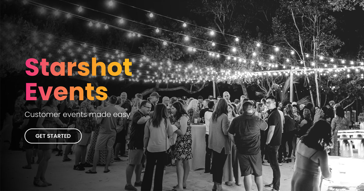 Next steps: Events - Starshot Services Portal